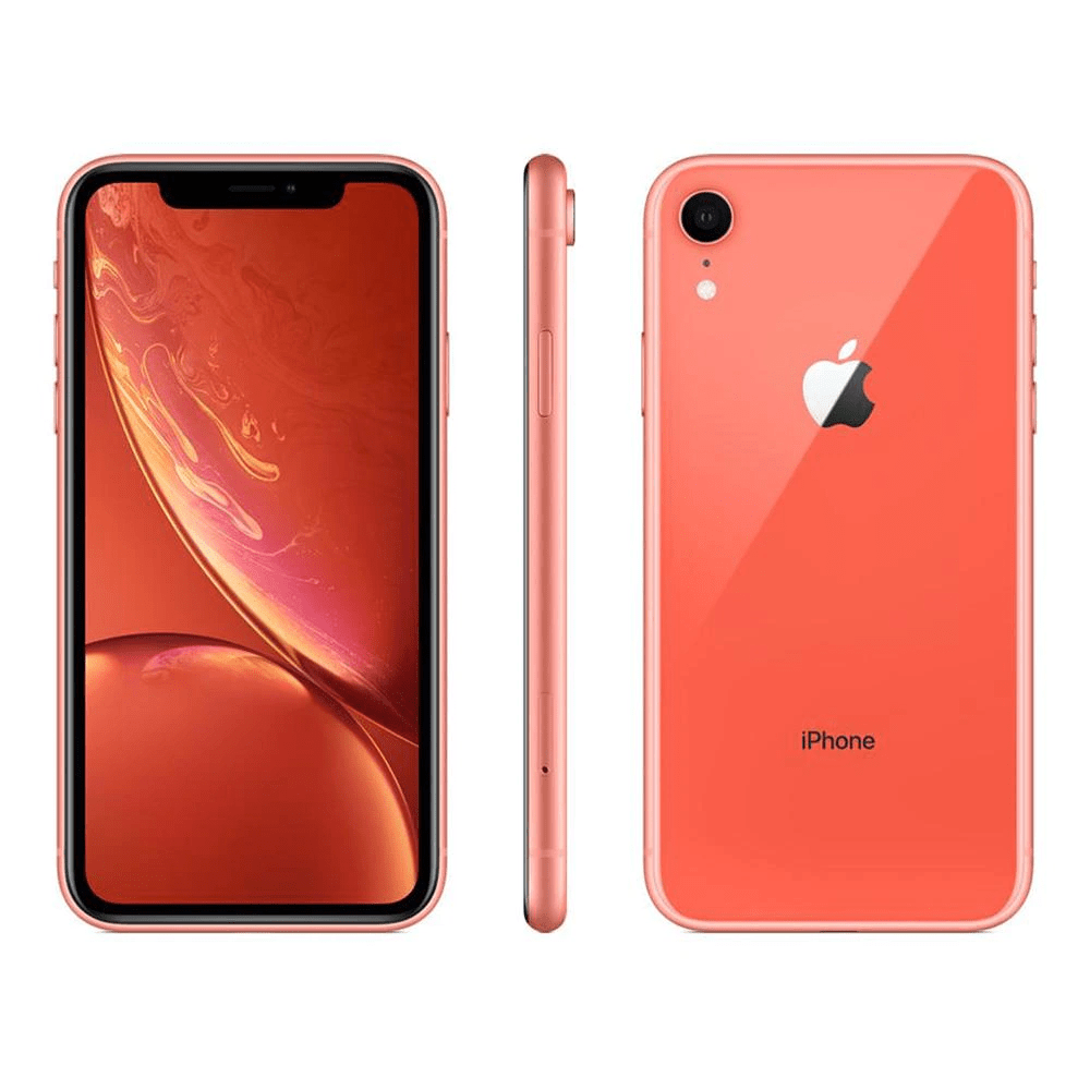iPhone XR Apple Coral 64GB, Tela Retina LCD de 6,1”, iOS 12, Câmera ...